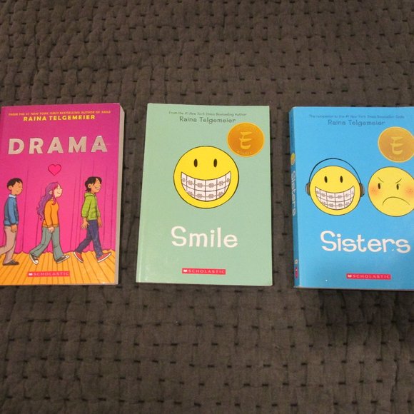 Raina Telgemeier | Other | Smile Kids Comic Book Series Lot Of 3 | Poshmark